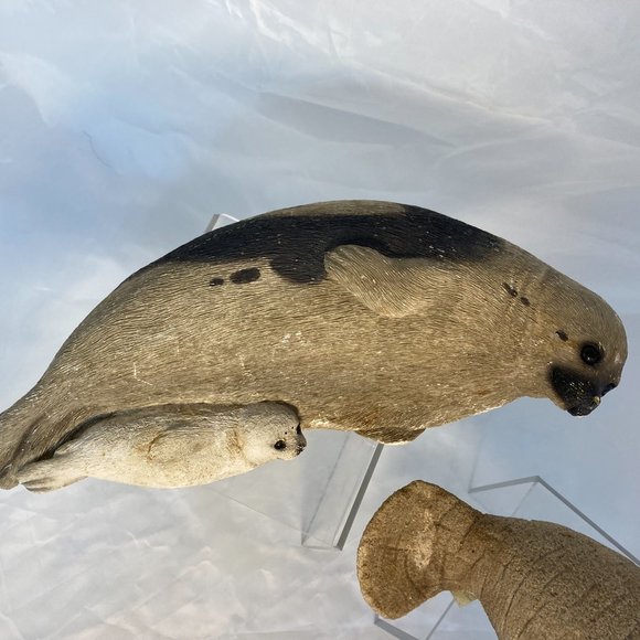 Sandicast | Accents | Vtg Sandicast Harp Seal Pup Figurine Statue ...